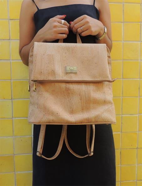 Cork Backpack Icono Brown | Cork Backpacks | Cultura Portuguesa Shop
